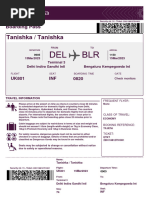 Indigo Boarding Pass Sample | PDF