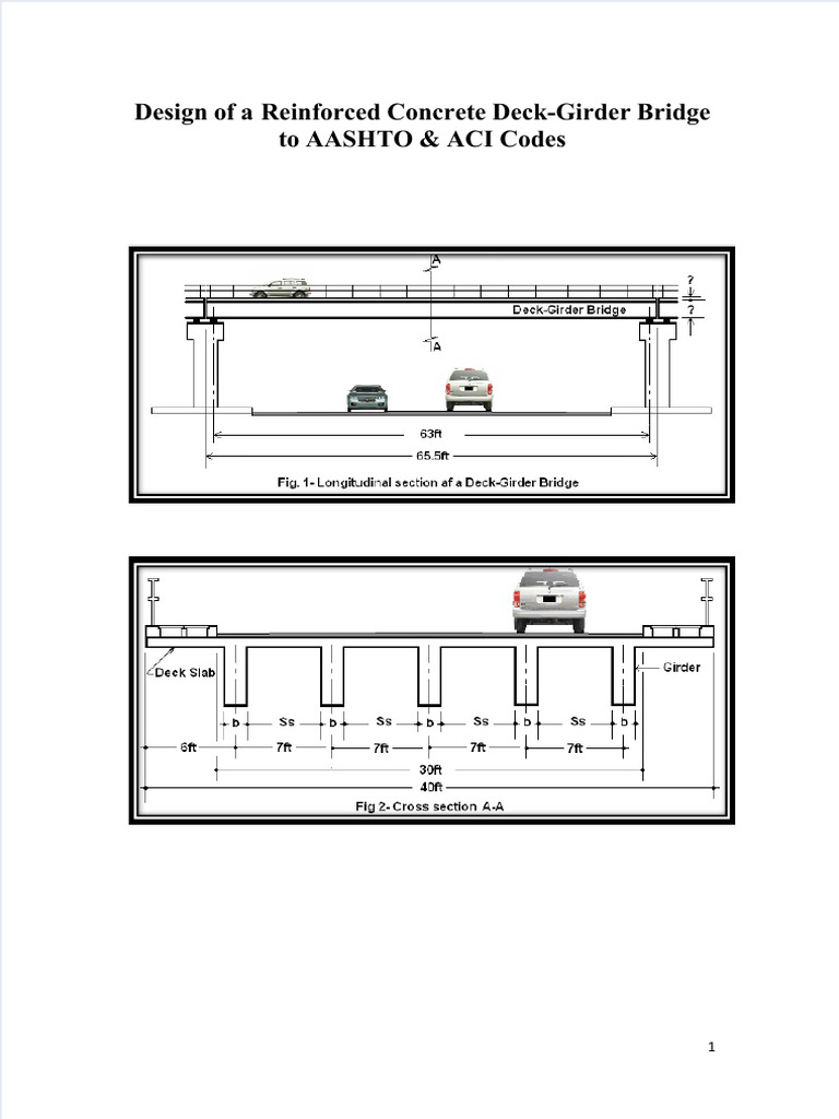 Dokumen - Tips - Exampledesign of A Reinforced Concrete Deck Girder Bridge To Aashto Aci Codes | PDF
