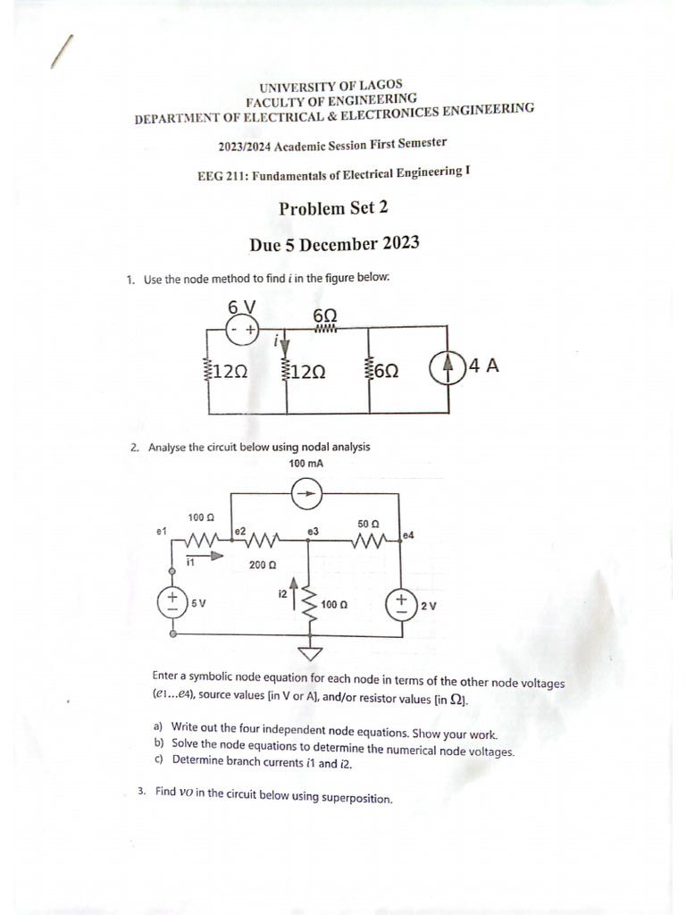 Eeg 211 Pset 2 | PDF