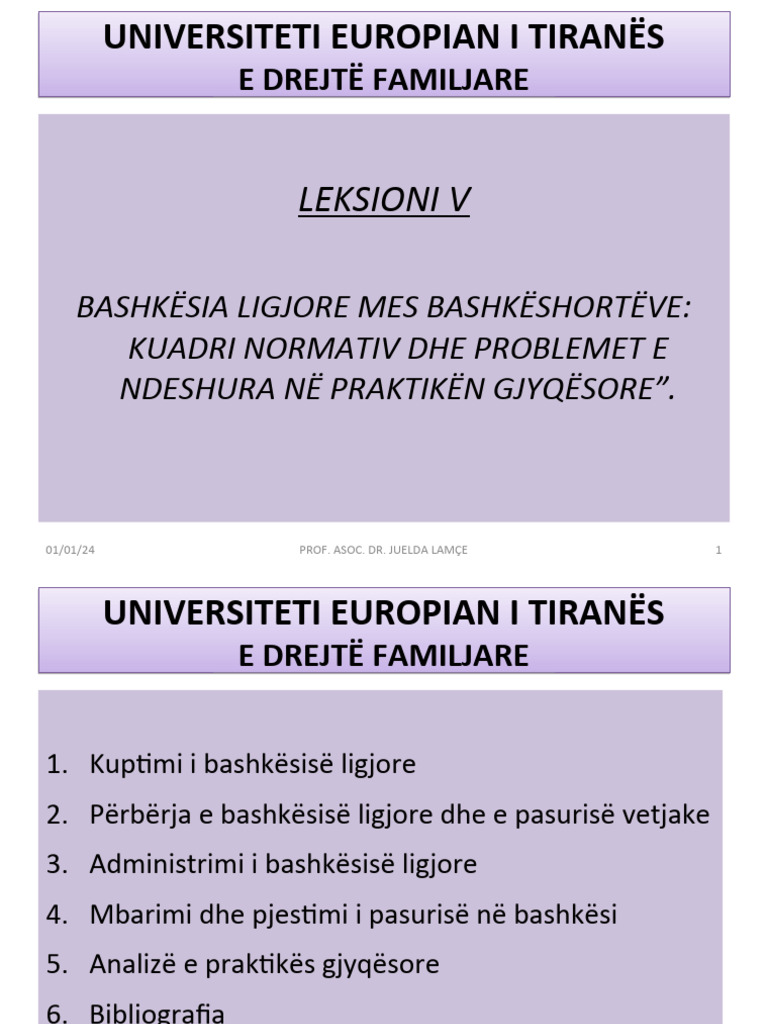 Bashkesia Ligjore | PDF