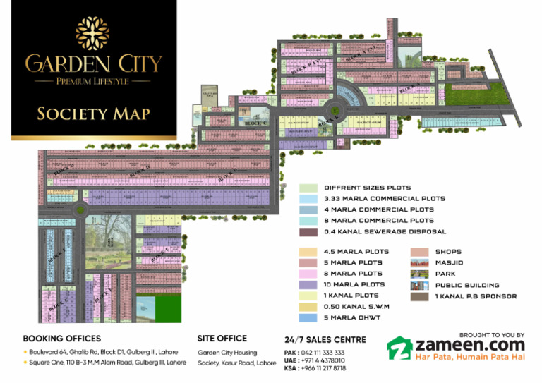Garden City - Society Map | PDF