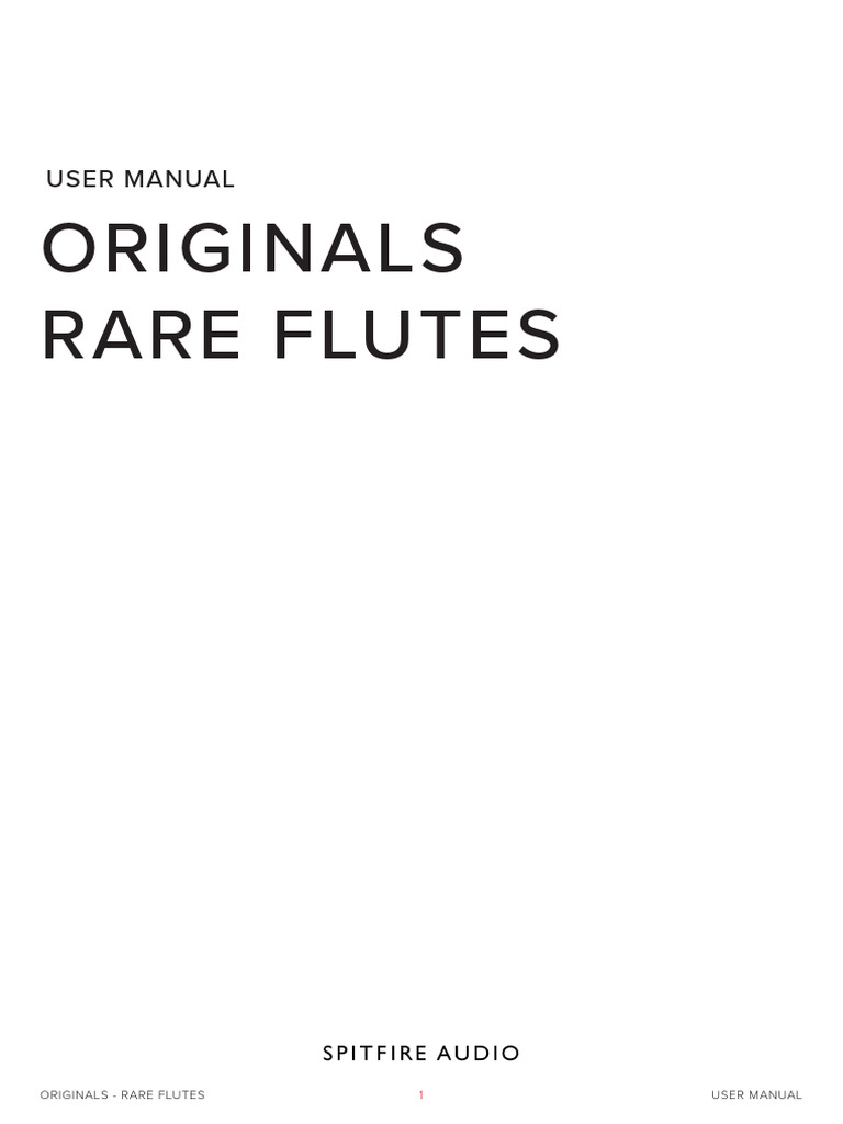 Originals - Rare Flutes v2 | PDF | Mac Os | Computer File
