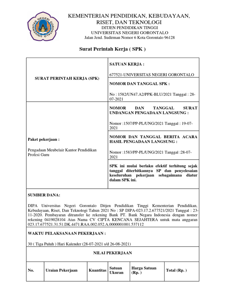 8 SPK | PDF | Bisnis | Pengelolaan Keuangan & Uang