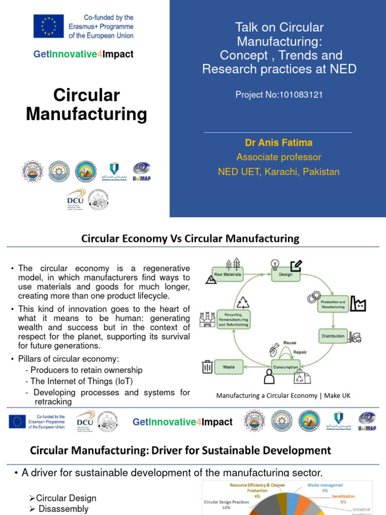 Circular Manufacturing Pdf Secondary Sector Of The Economy