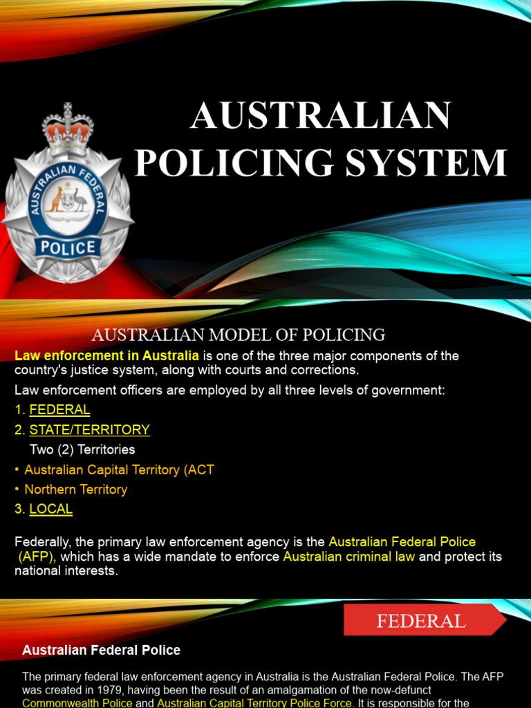 Australian Policing System | PDF | Governance | Emergency Services