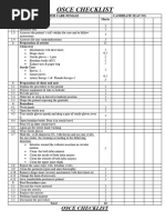IV-Canulation - CheckList | PDF | Intravenous Therapy | Medical Treatments