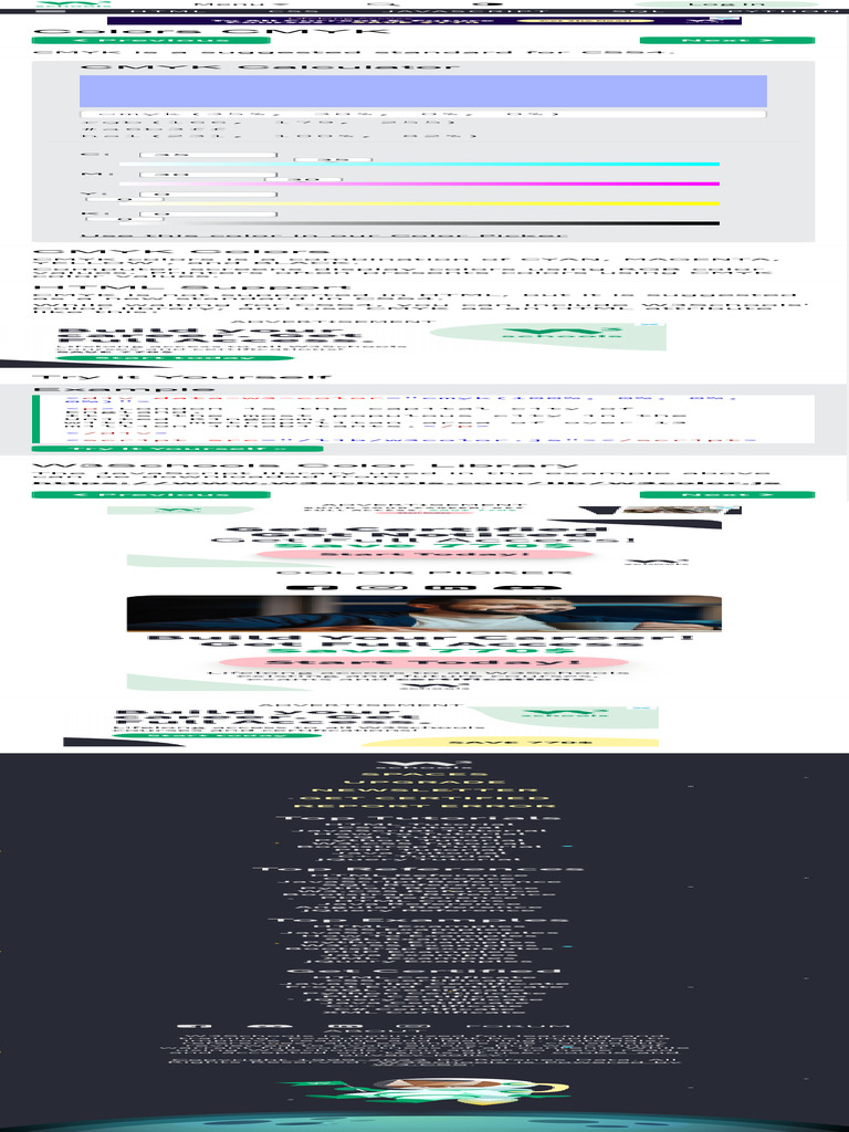 Colors CMYK | PDF | Java Script | Bootstrap (Front End Framework)