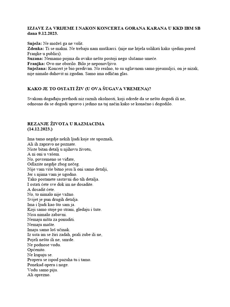 Vrijeme Zarobljeno U Tijelu Od Papira | PDF