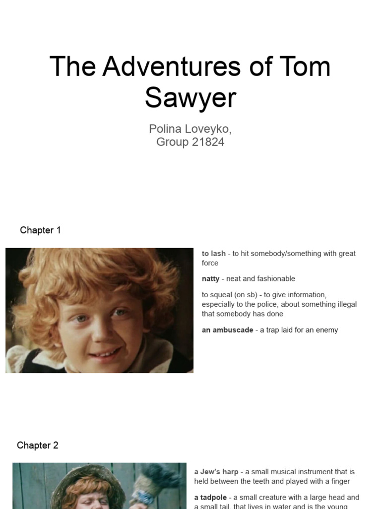 The Adventures of Tom Sawyer | PDF
