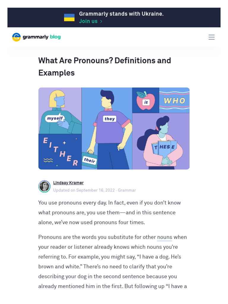 Pronouns Grammar Rules | PDF | Pronoun | Noun
