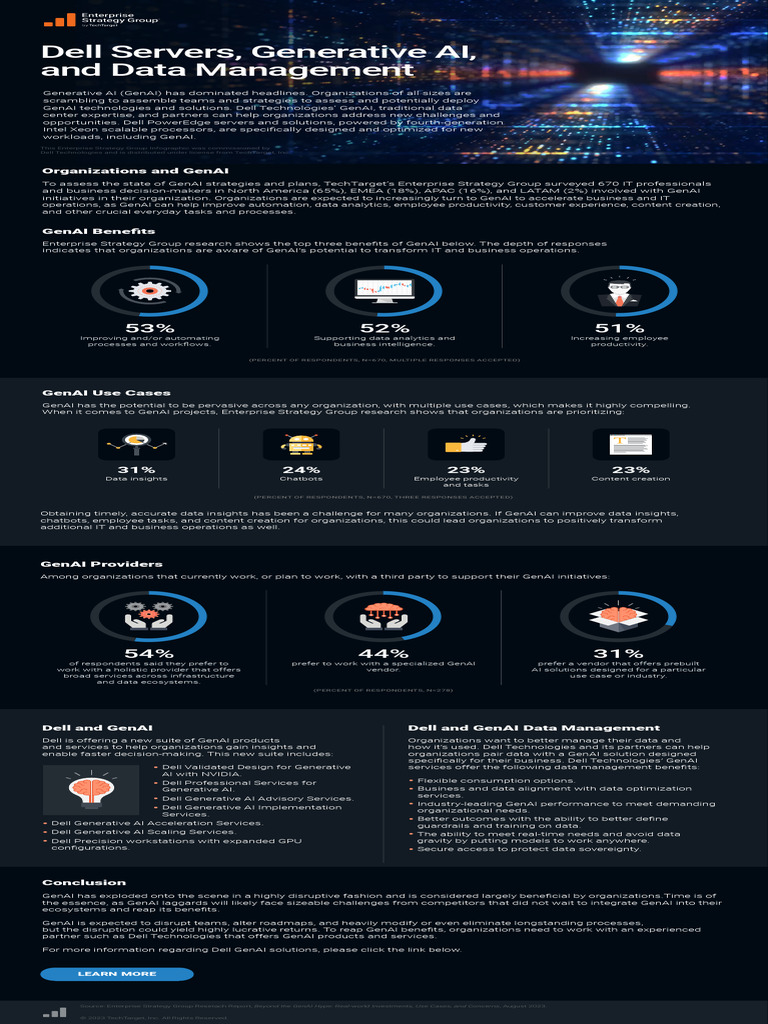Infographic Dell Servers 1 October 2023 1 | PDF | Artificial Intelligence | Intelligence (AI ...