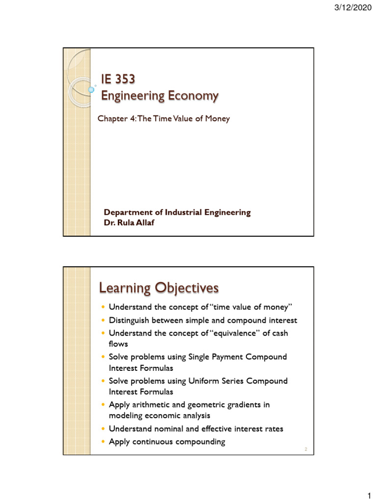 Slides 2 | PDF | Interest | Compound Interest