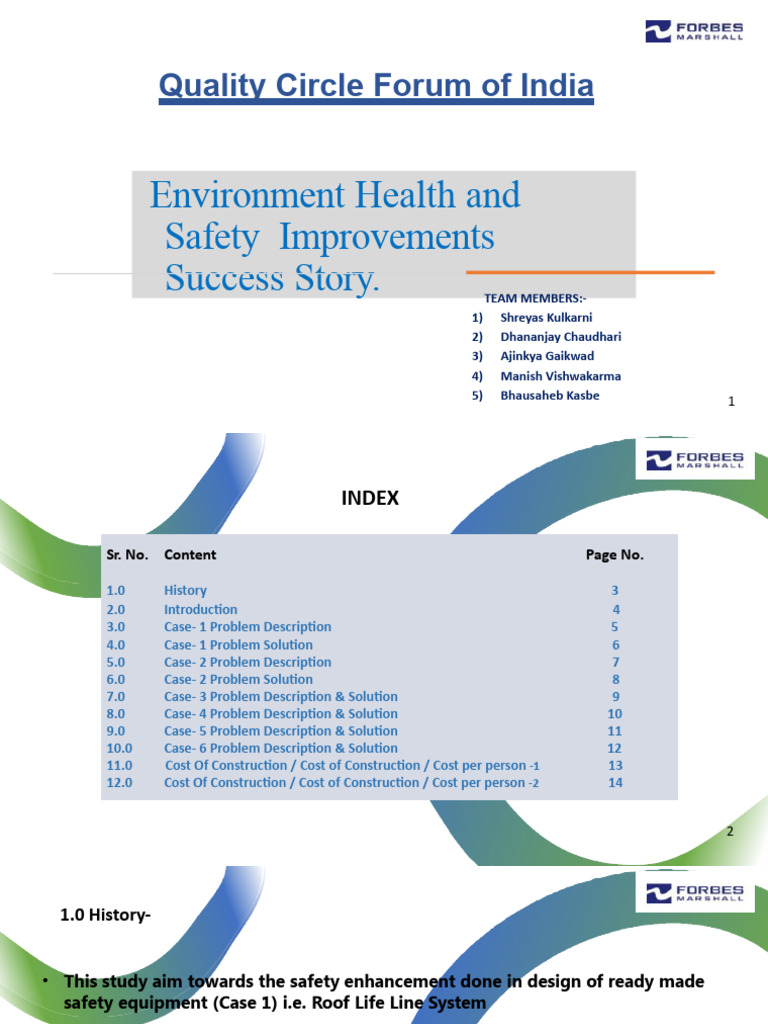 Ehs Qcfi 2021 Chakan | PDF