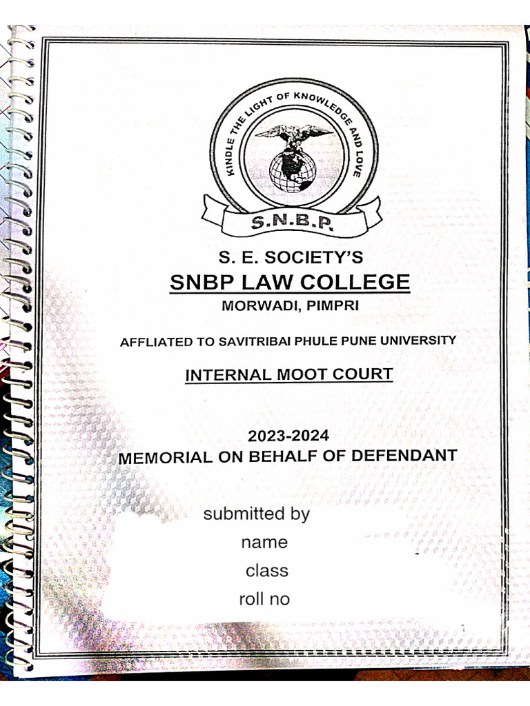 Memorial Draft | PDF