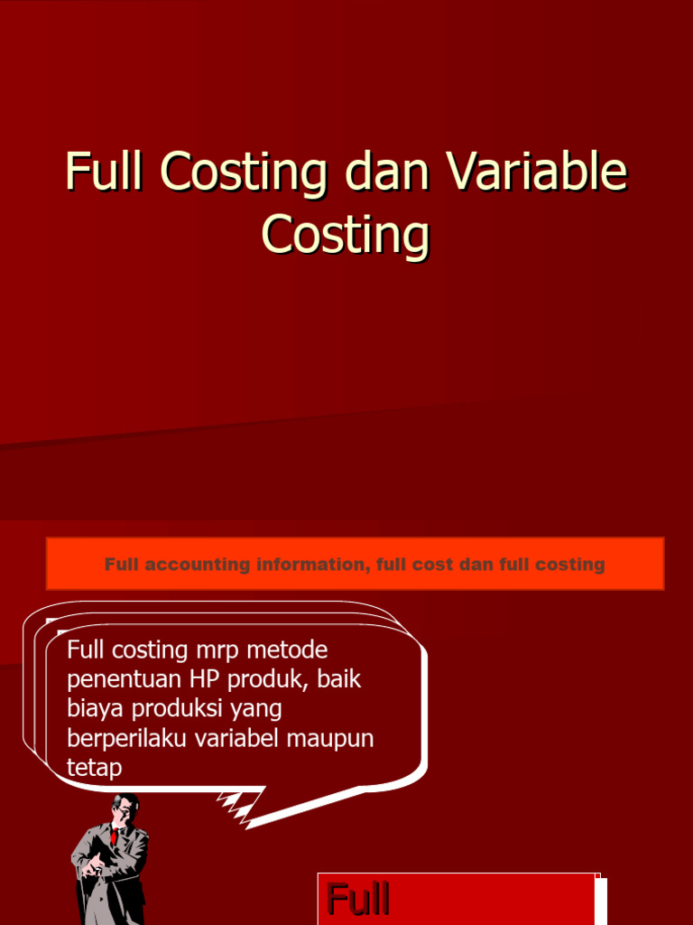 Materi 3 Variable Costing | PDF