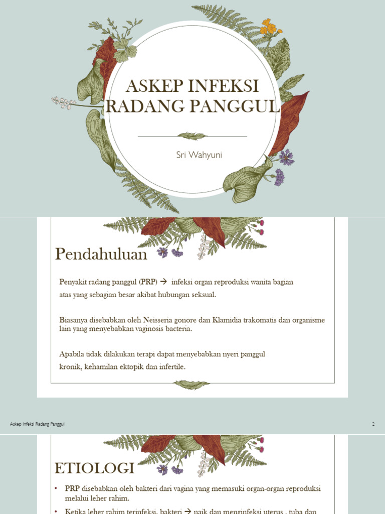 Askep Infeksi Radang Panggul | PDF