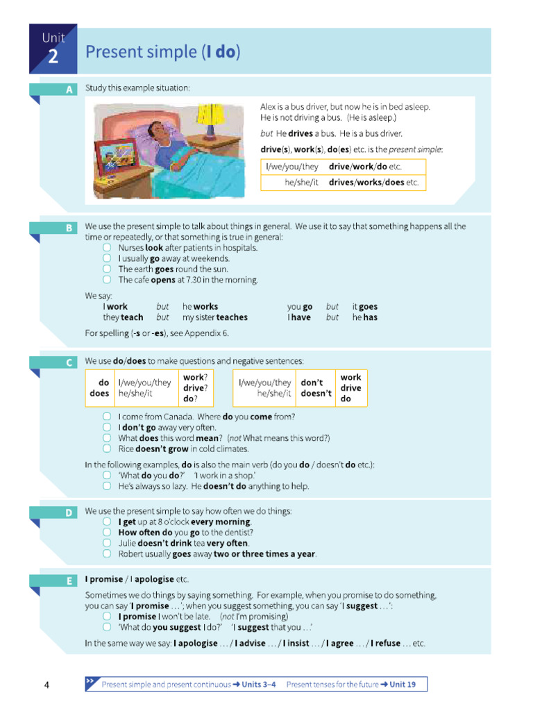 Present Simple (I Do) | PDF