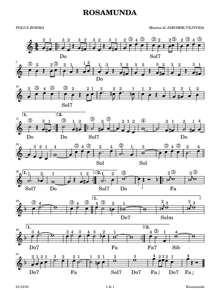 Rosamunda | PDF