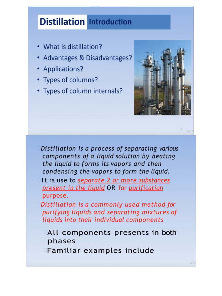 7 Distillation | PDF