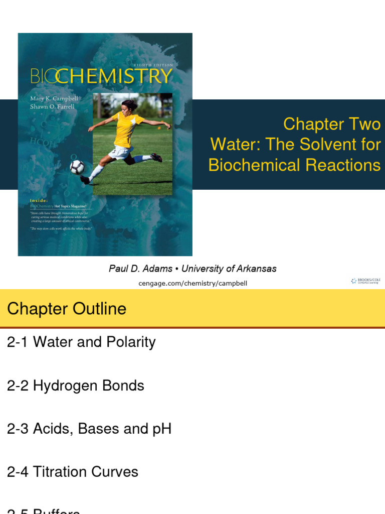 Biochemistry - CH-2 | PDF