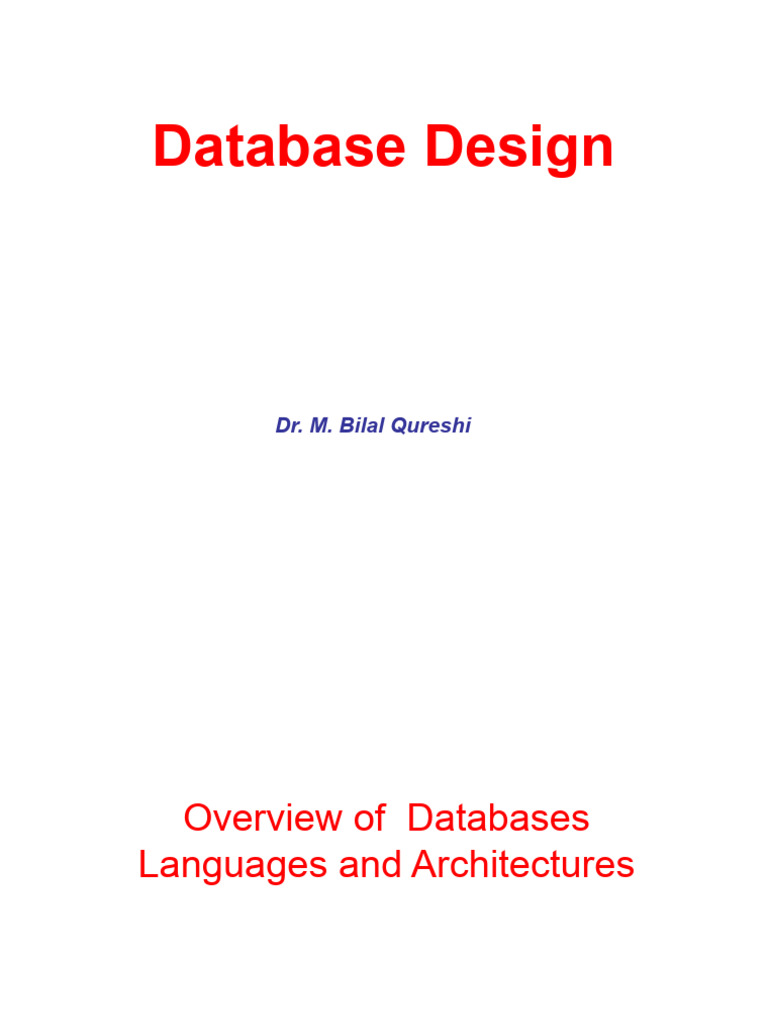 Database Lecture2 | PDF