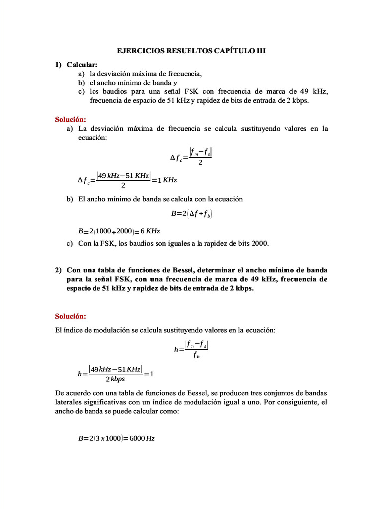 PDF Ejercicios Resueltos Capitulo III Compress | PDF