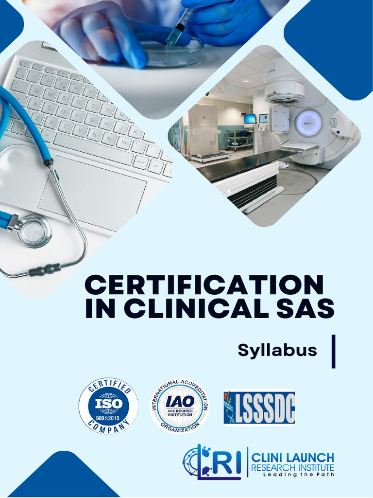 Certification in Clinical SAS Syllabus - PDF Corrected | PDF | Sas ...