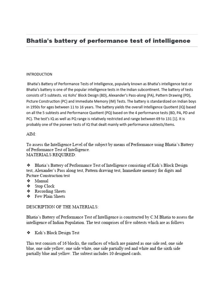 Bhatia | PDF | Cognition | Intelligence