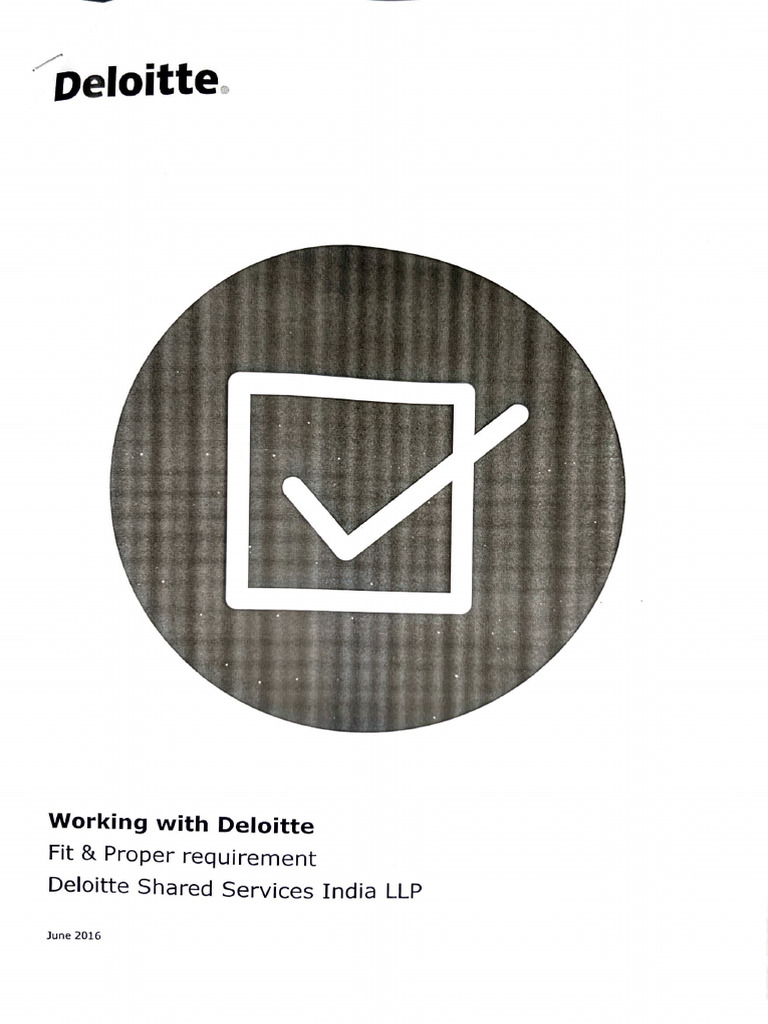 Deloitte Declaration Form September 26 2023 | PDF