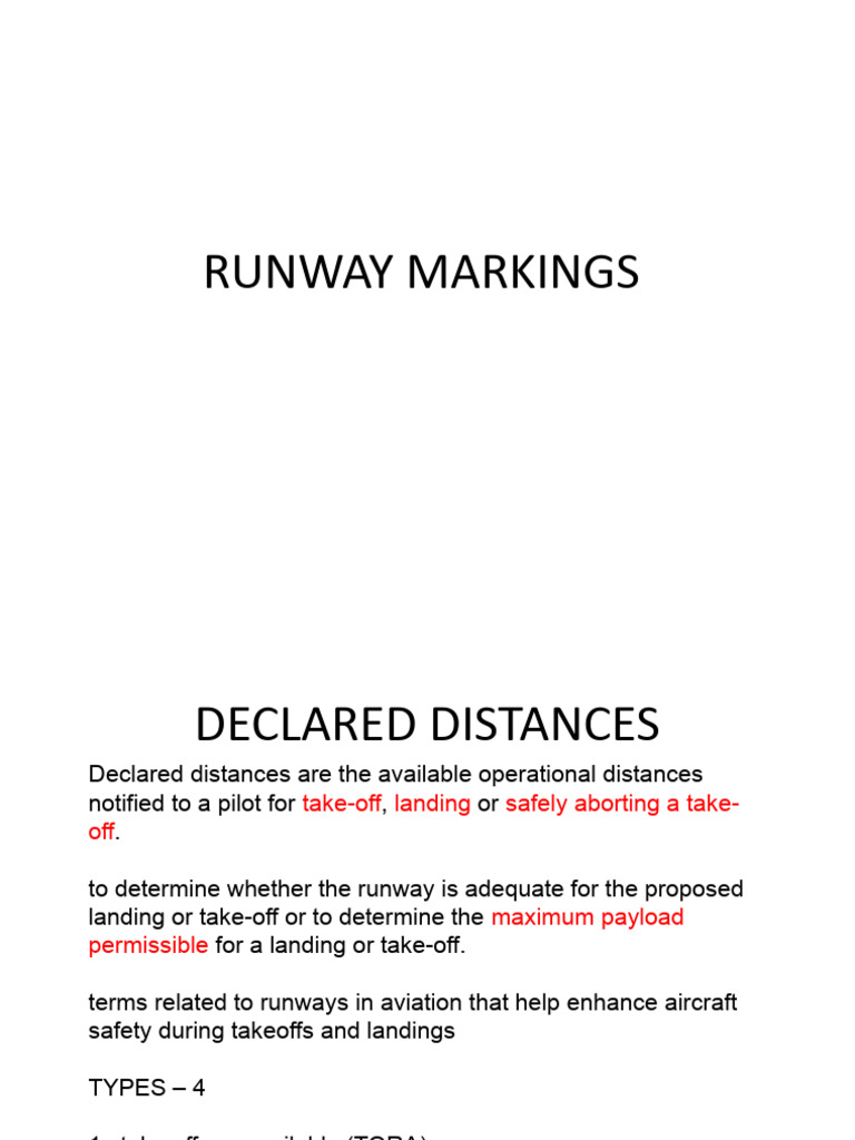 Runway Markings | Download Free PDF | Runway | Takeoff