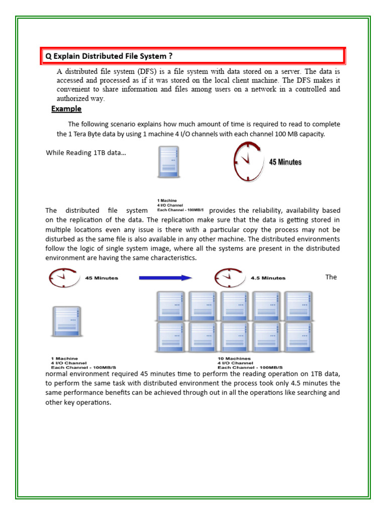 Key Features of Distributed File Systems | PDF | Apache Hadoop ...