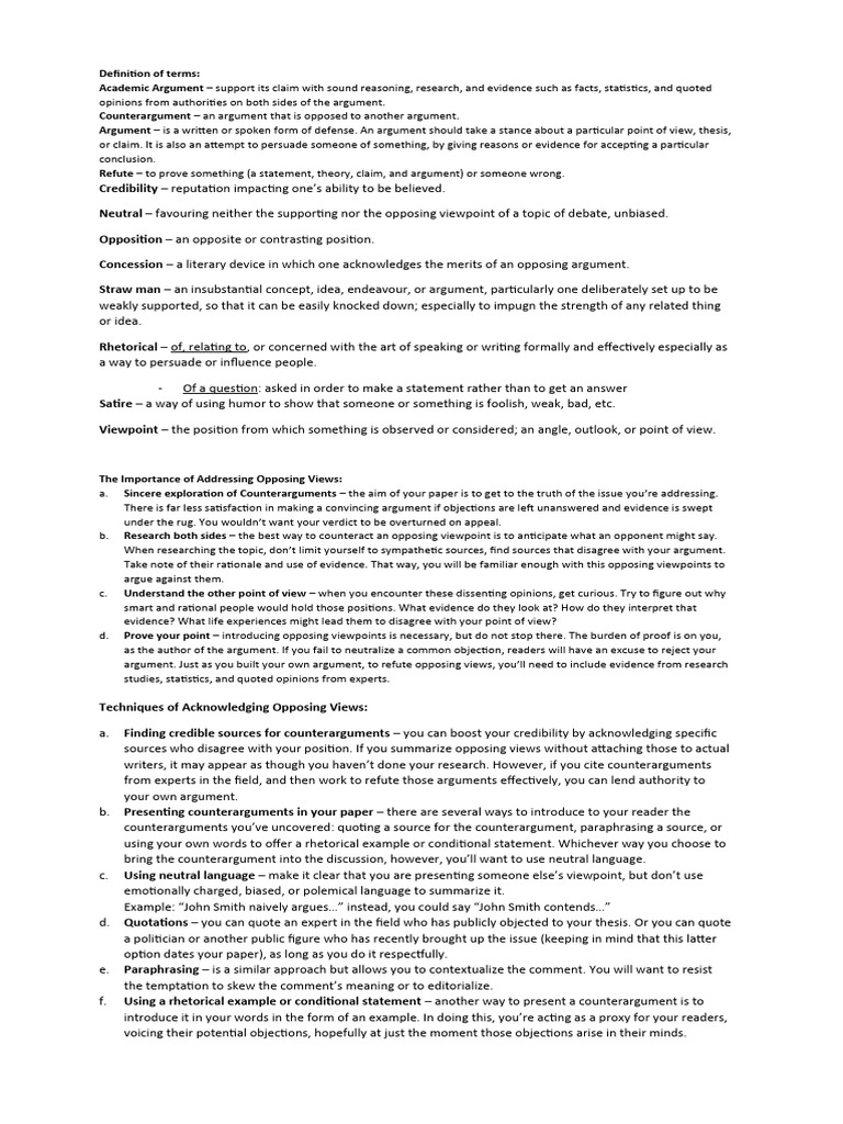 Notes For Midterm Exams in Eapp | PDF