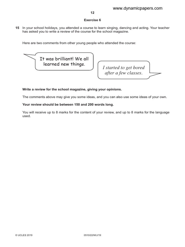 May June 2019 Paper 2 Review Question | PDF