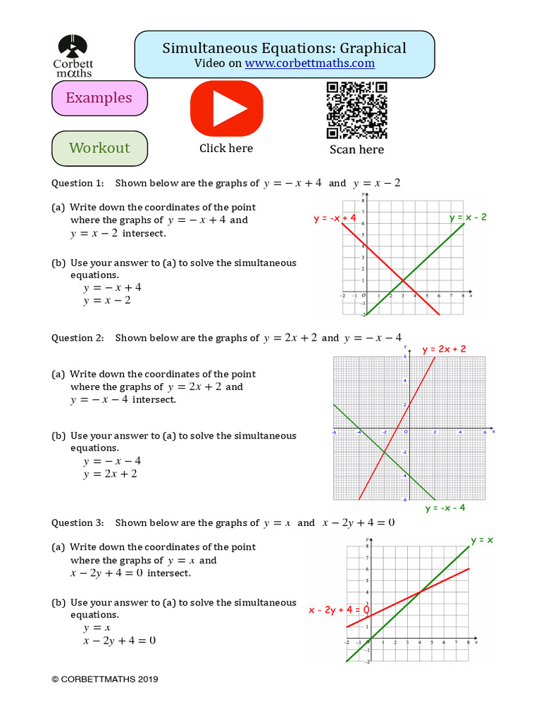 Graphical Simultaneous Equations | Download Free PDF | Applied ...