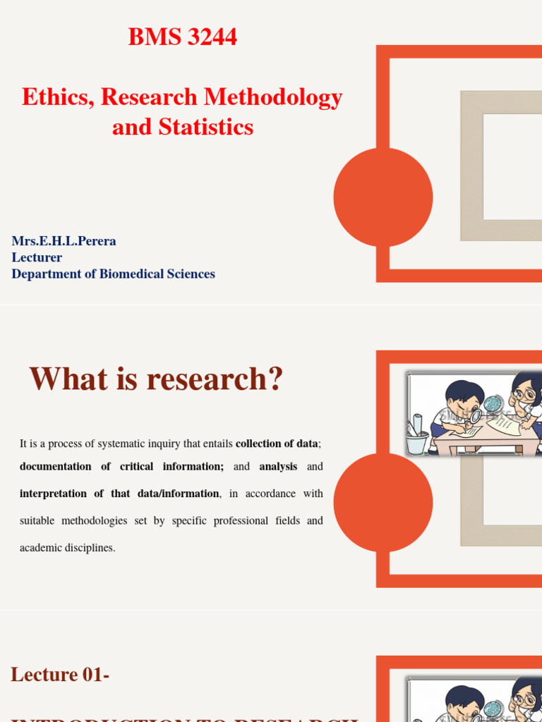Lecture 01 - Introduction To Research | PDF | Science | Scientific Method