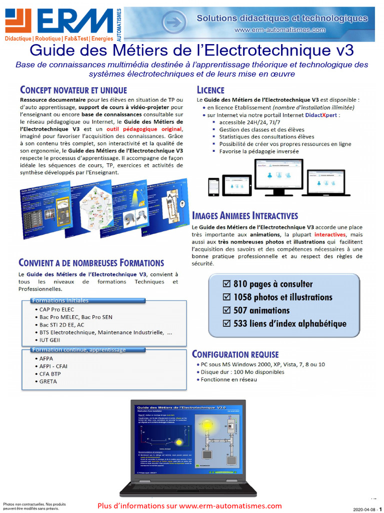d0000FA Guide Des Metiers de L Electrotechnique | PDF