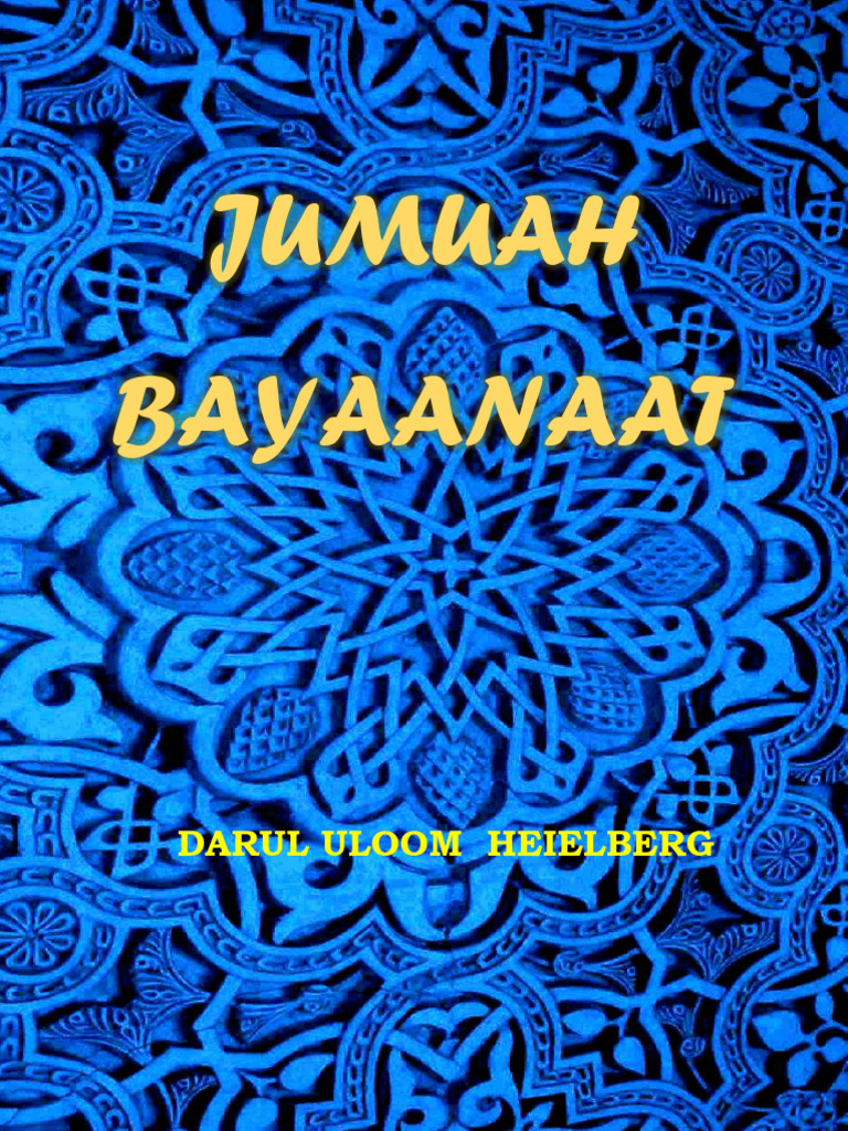 Jummah Bayaan Friday English Sermon Book | PDF | Prophets And ...