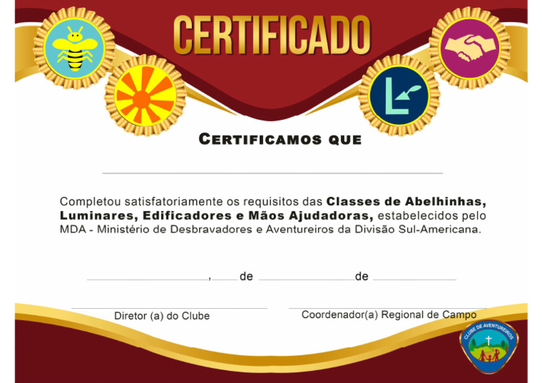 Certificado 4 Classes | PDF