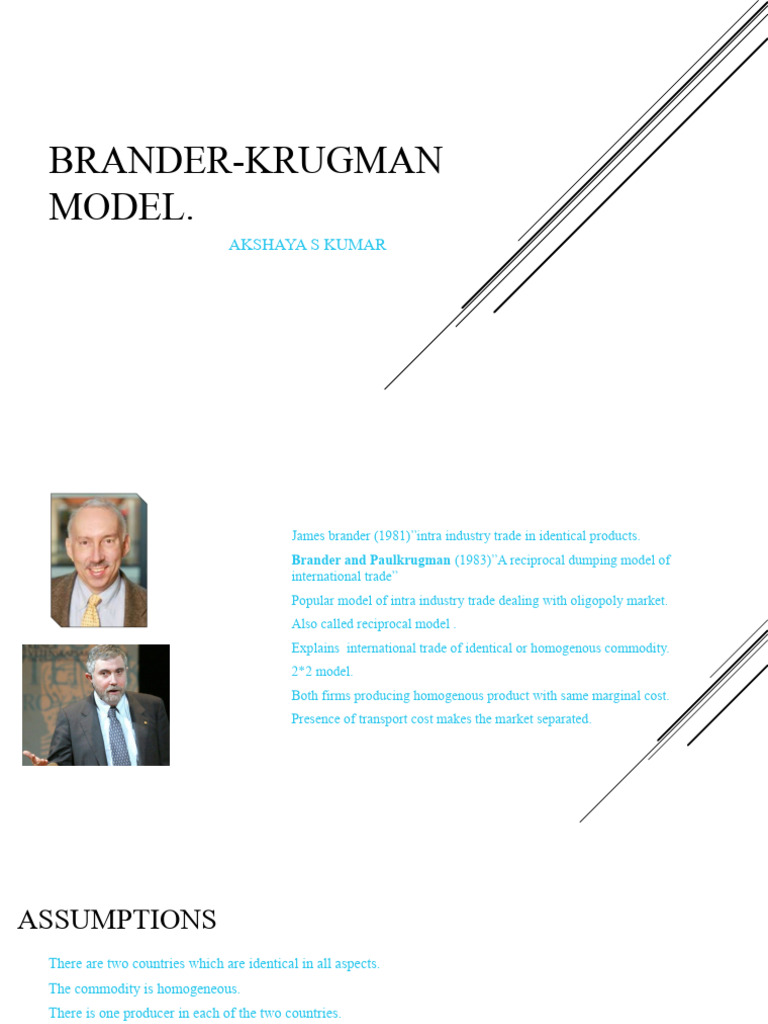 Brander-Krugman Model 1 | PDF