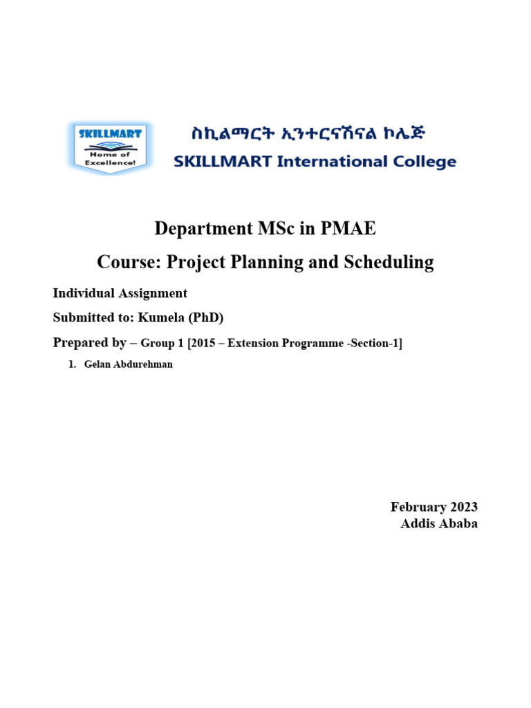 Project Planning and Scheduling Insights | PDF | Normal Distribution ...