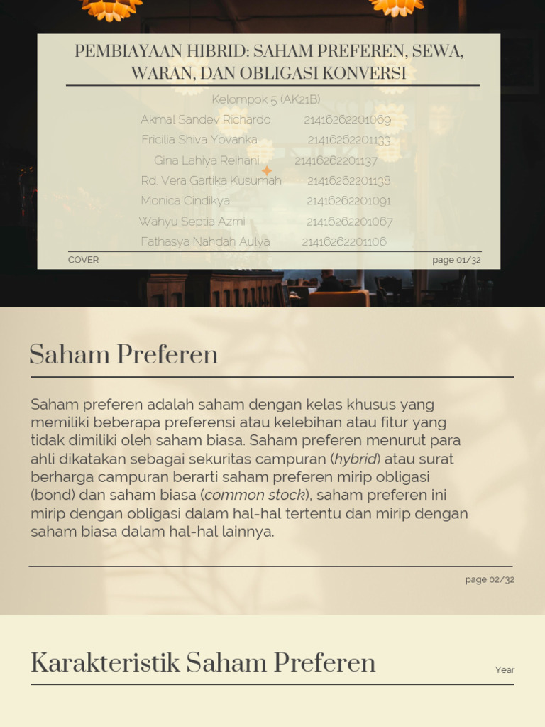 PPT Mankeu Kel.5 Ak21b Pembiayaan Hybrid | PDF