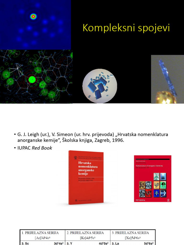 Kompleksni Spojevi | PDF