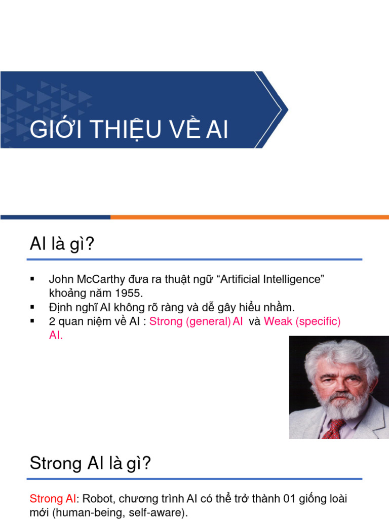 Bai 01 - Gioi Thieu Ve AI | PDF