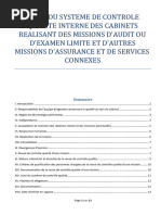 Norme ISQM 1 : Gestion de la qualité | PDF | Audit | Management de la ...