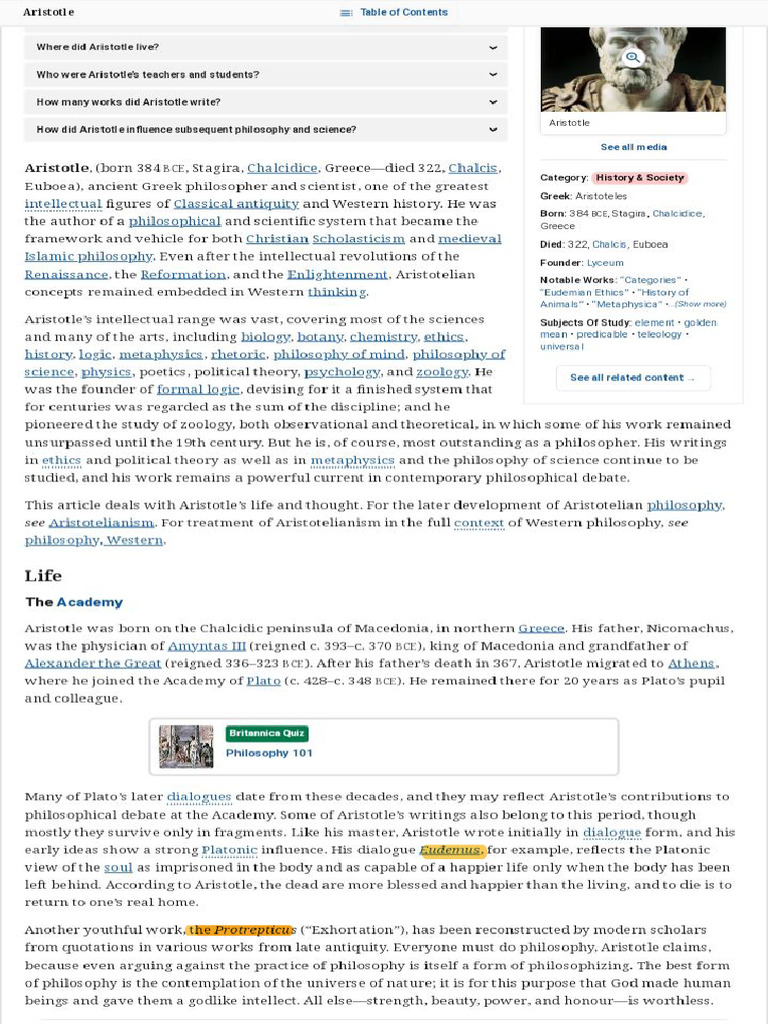Aristotle | PDF