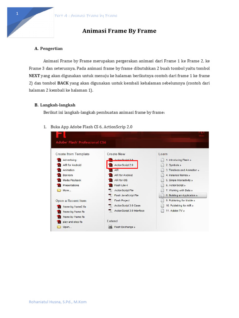 Animasi Frame by Frame | PDF