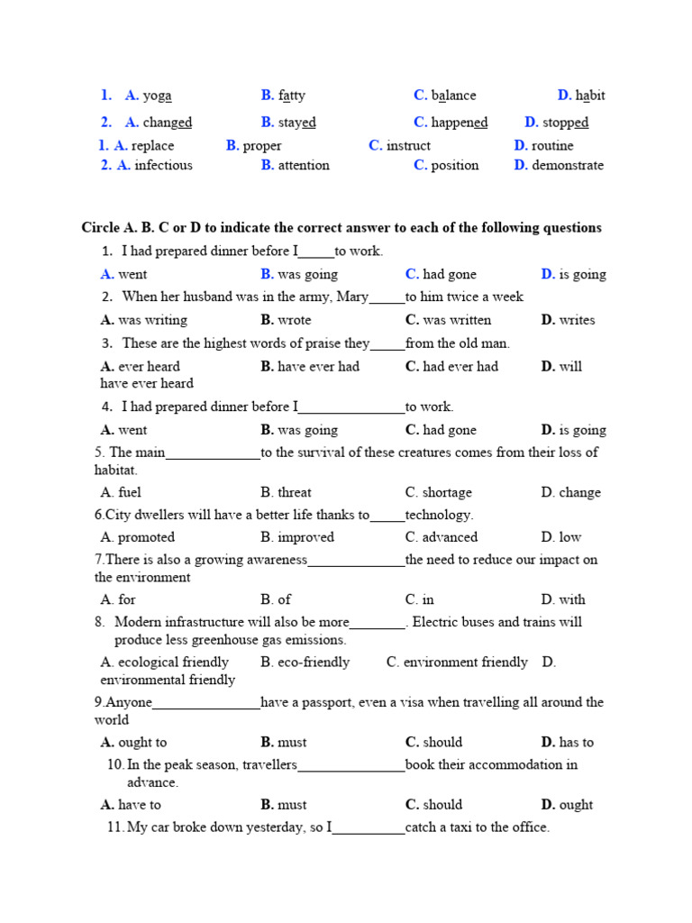 English Test | PDF
