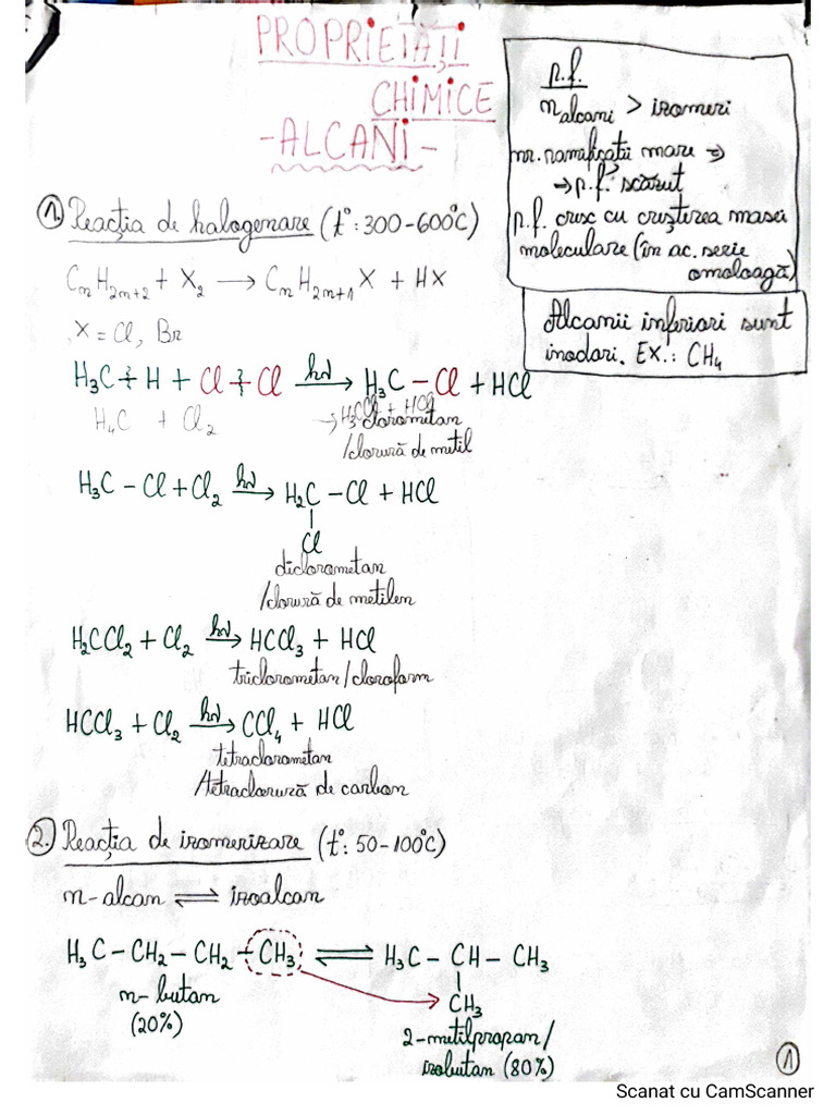 Prop Chim Alcani | PDF