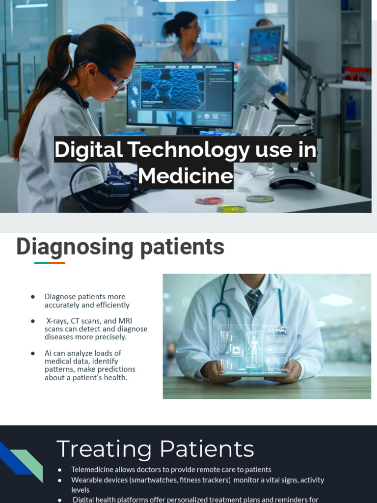 Hugo Volny - Digital Technology Use in Medicine | PDF