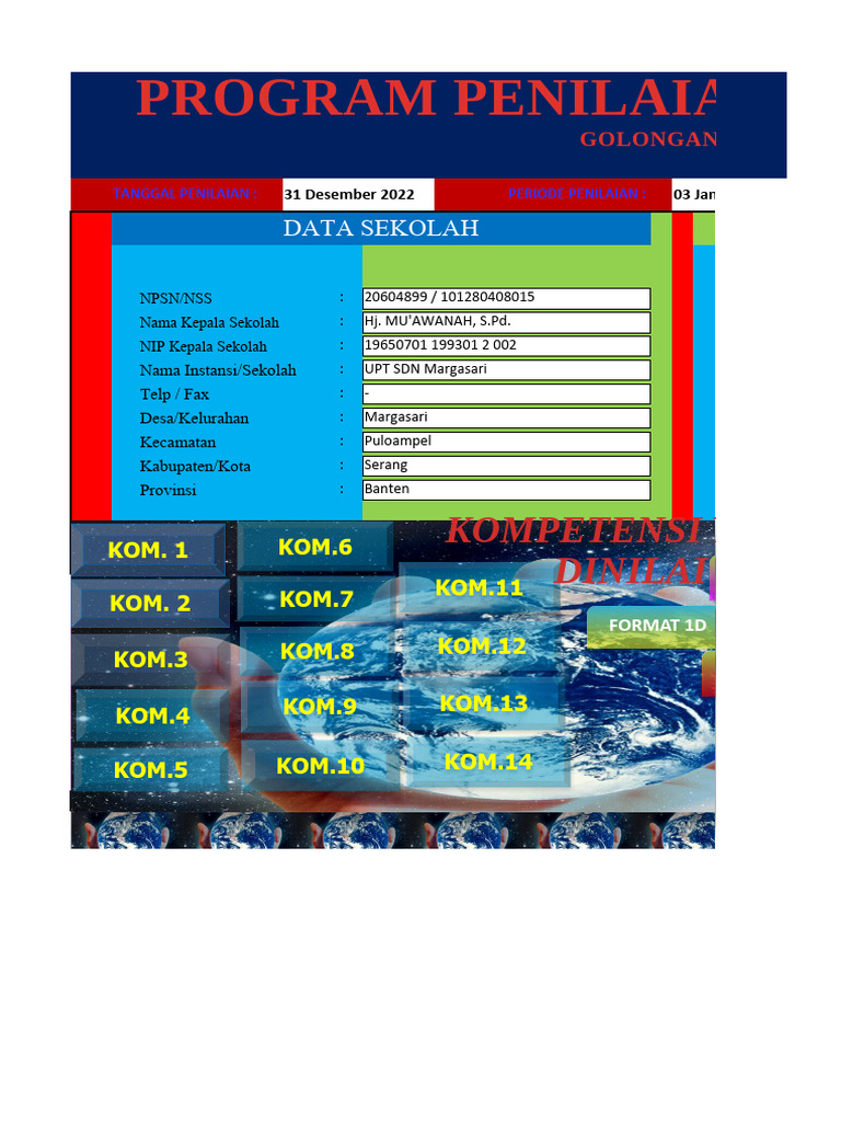 Aplikasi PKG Muflihah 2022 | PDF